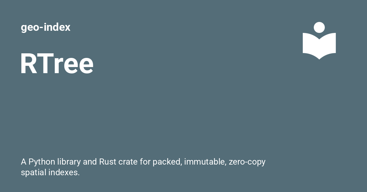 RTree - geo-index